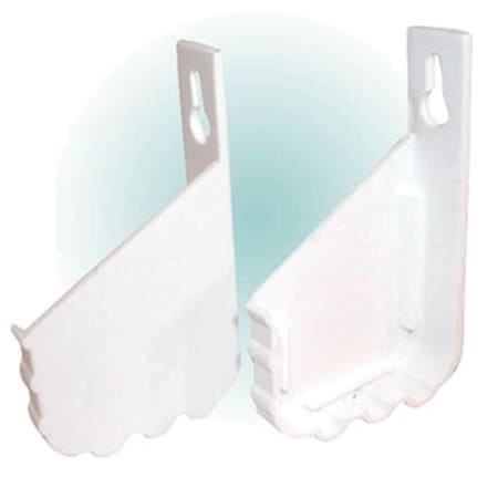 Kv KV FEXSF HWH Plastic Tray End Caps in White FEXSF HWH | Zoro