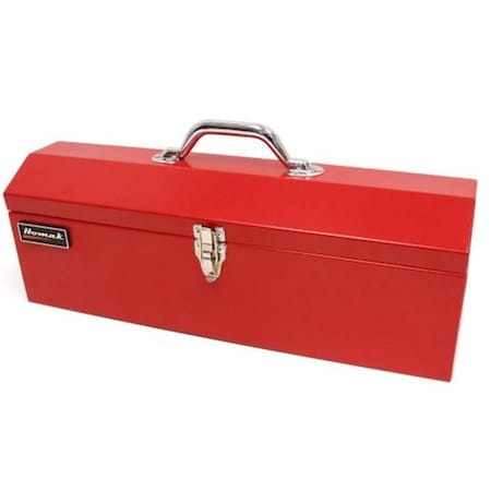 Homak 19 Inch Red Metal Toolbox with Black Metal Tray HO297203 | Zoro