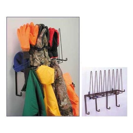 Work-Of-Art RackEm Racks Space Saver Coat- Glove and Hat Rack WO77859 ...