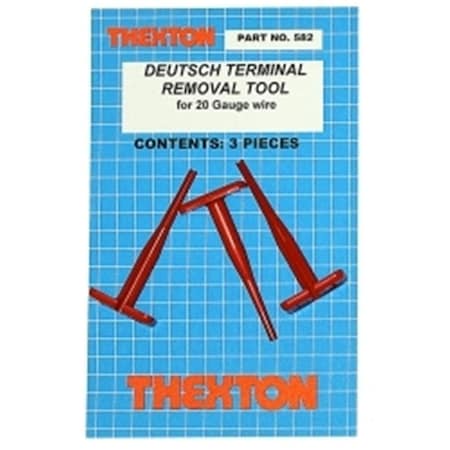 Thexton Mfg Co Deutsch Terminal Removal Tool for 20 Gauge Wire THX582 ...