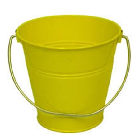 Italia ITALIA 10422 5.5 x 6 In. Yellow Metal Bucket - 6 Pack 10422 | Zoro