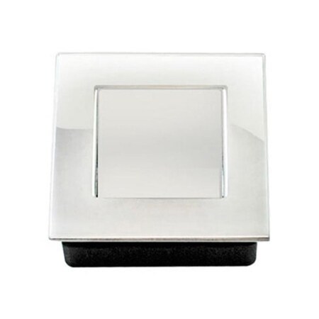 Pipers Pit 75 mm Square Flush Pull with Spring Loaded Cover, Polished ...