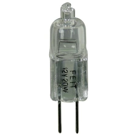 Feit Electric Feit 20 Watt Halogen Clear G8 Base 120 Volt Bulb BPQ20-G8 ...