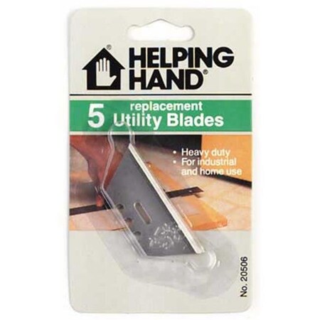 Helping Hand Company Usa Helping Hands 5 Pack Utility Knife Blades ...