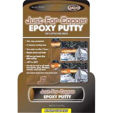 Jackson Industries Just For Copper Epoxy Putty JFC070 JFC070 | Zoro