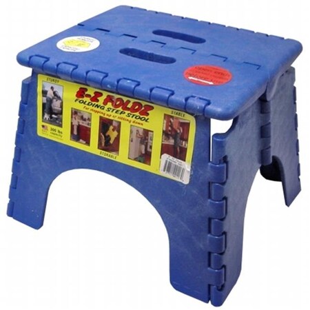B & R Plastics B & R Plastics 9in. X 11.5in. Blue EZ Folds Folding Step ...