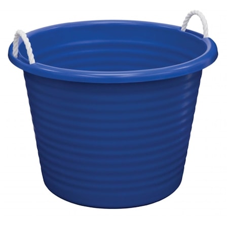 United Comb & Novelty Co 17 Gallon Blue Rope Handle Tub - Pack of 6 ...