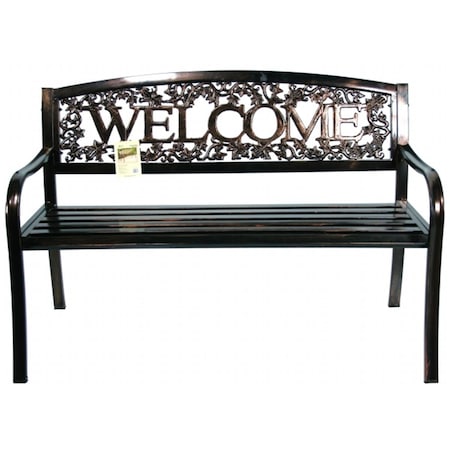 Daphnes Dinnette Metal Welcome Bench DA83784 | Zoro