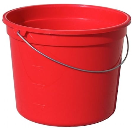 Encore Plastics Encore Plastics 05160-201048 5 Quart Red Plastic Pail ...
