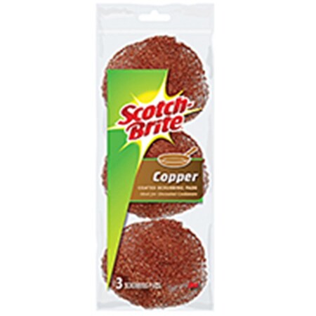 Scotch-Brite Scotch Brite 213C Scotch-Brite Copper Coated Scouring Pads ...