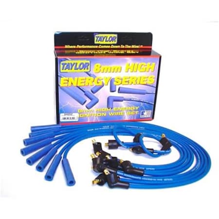 Taylor Cable 8 mm. Blue Spark Plug Wire Set T64-64652 | Zoro