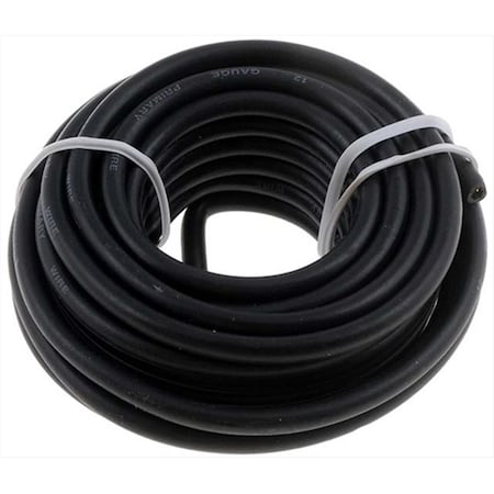 Dorman Primary Wire, Automotive, 12 AWG, Copper, Black, PVC Jacket ...
