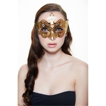 Kayso Gold Luxury Metal Venetian Medieval Laser Cut Masquerade Mask ...