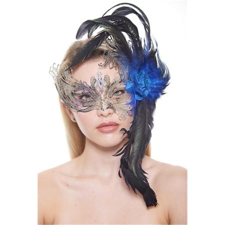 Perfectpretend Majestic Silver Swan Laser Cut Masquerade Mask with ...