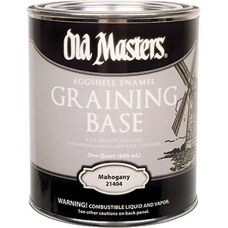 Old Masters Old Masters 21404 Mahogany Graining Base Paint - 1 Quart ...