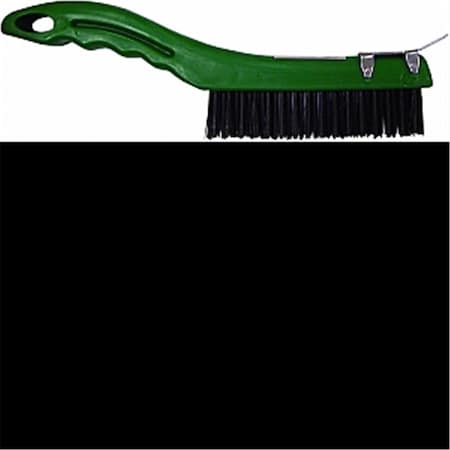 Merit Pro 1025 10 in. 4 x 16 Row Tempered Steel Plastic Shoe Handle ...
