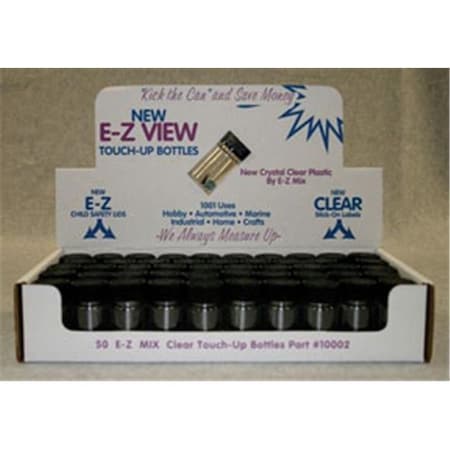 E-Z Mix E-Z Mix EMX-10002 E-Z Clear Touch Up Bottle; Box Of 50 EMX ...