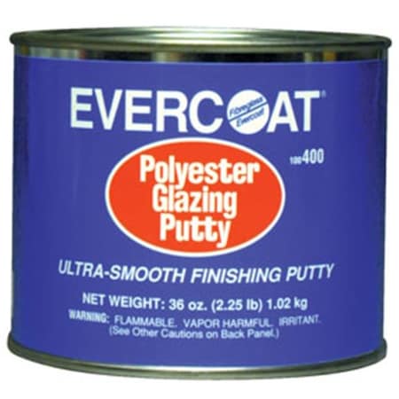 Evercoat Fibre Glass-Evercoat FIB-400 Polyester Glazing Putty; 1-Quart ...