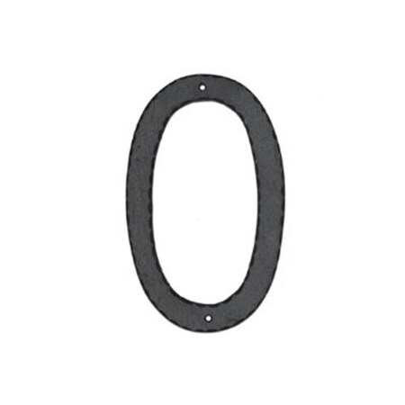 Gardengear 10 In Textured Modern Font Individual House Number 0 ...