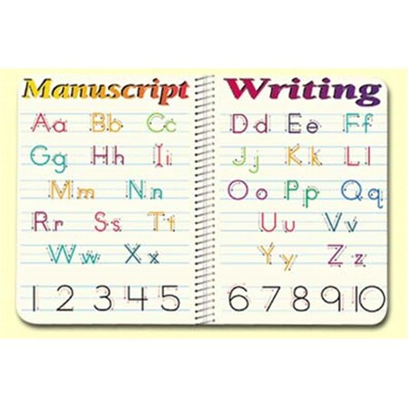 Painless Learning Manuscript Writing Placemat 4PK MAN1 | Zoro