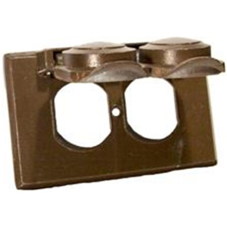 Swivel Electrical Box Cover, 1 Gang(s), Duplex Receptacle Cover ...