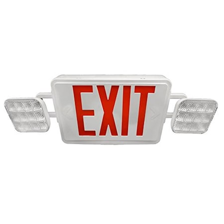Nicor Remote Capable LED Emergency Exit Sign with Dual Adjustable LED ...