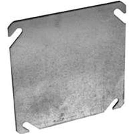 Raco Electrical Box Cover, Square, Flat, Blank Cover 6151377 | Zoro