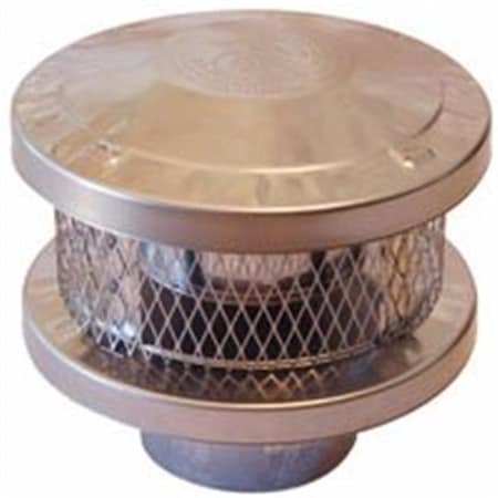 Designs-Done-Right Round Vent Cap - Triple Wall DE107408 | Zoro