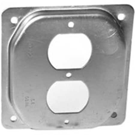 Raco Electrical Box Cover, Square, Duplex, Raised Cover 6359806 | Zoro
