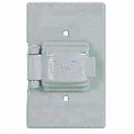 Eaton Wiring Devices S1961 1-Gang Non-Metalic Single Receptacle Cover ...