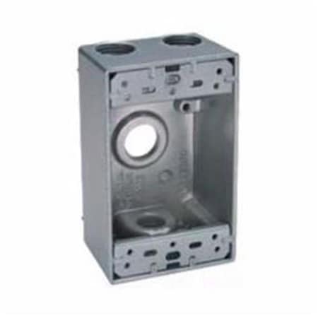Teddico/Bwf Electrical Box, 18.3 cu in, Outlet Box Type, 1 Gang, Die ...