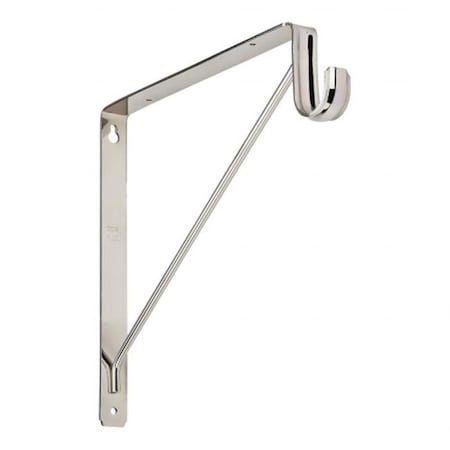 Stanley Stanley Hardware Bracket Shelf/Rod Chrome Fin S822-091 2049195 ...