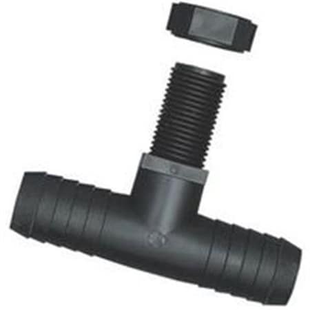 Green Leaf Green Leaf Inc Tee Poly 1/2 Barb X 11/16M Un NTT 12 P 2PK ...
