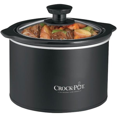 Crock-Pot 1.5-Quart Round Slow Cooker - Black CR391839 | Zoro