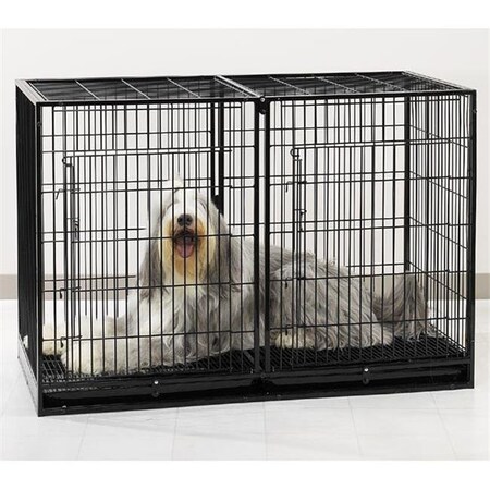 Pet Pals Pet Pals ZW52052 Modular Cage Base X-Tall with Plastic Tray S ...