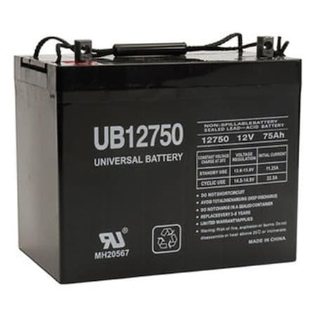 Upg Ub12750 - Group 24 Sealed Lead Acid Battery UP392656 | Zoro