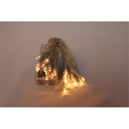 Perfect Holiday Battery Operated 20 LED String Light Warm White 600029 ...