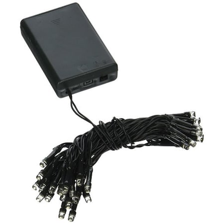 Icaregifts Battery Operated 40 LED String Light with Timer White ...