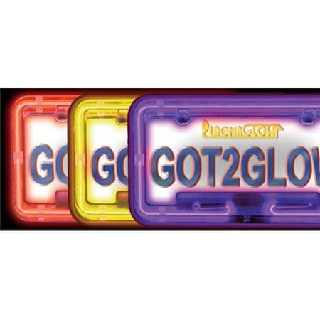 Plasmaglow PlasmaGlow 10993 Color-Changing LED License Plate Frame ...