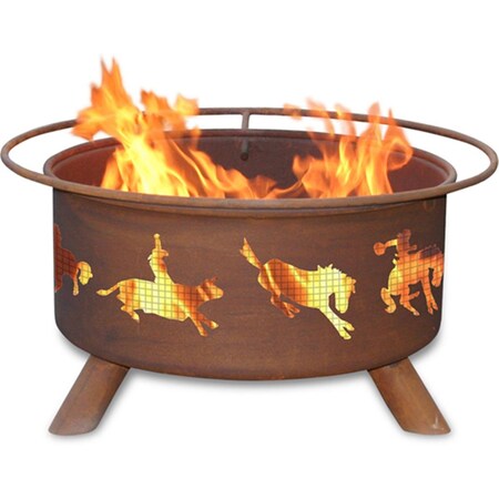 Patioplus 3" Natural Rust Western Fire Pit PA939736 | Zoro