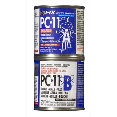 Pc Products 1 Lb PC-11 Epoxy Paste in White PR434656 | Zoro