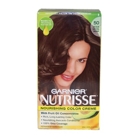 Garnier Nutrisse Nourishing Color Creme No.50 Medium Natural Brown - 1 ...