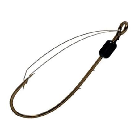 Eagle Claw Eagle Claw 449WA 2 Barbed Weedless Baitholder Hooks; No. 2 ...