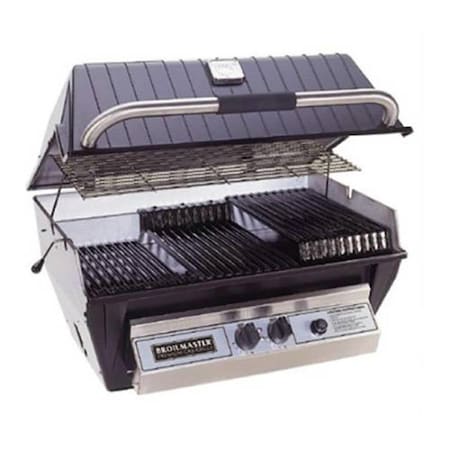 Broilmaster Premium Gas Grill With Ss Rod Multi-Level Grids Natural ...