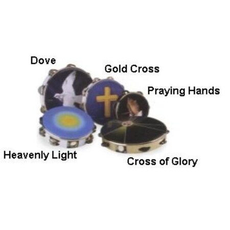 Rythm Band Rhythm Band Instruments 8 in. Heavenly Light Tambourine - 8 ...