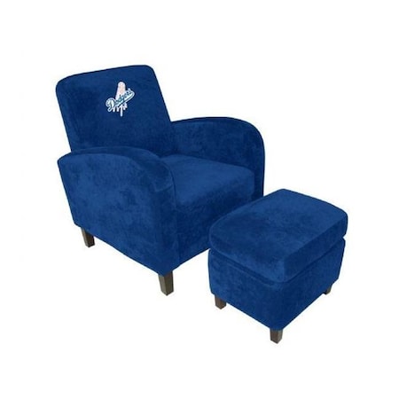 Imperial Imperial 622026 MLB Los Angeles Dodgers Den Chair with Ottoman ...