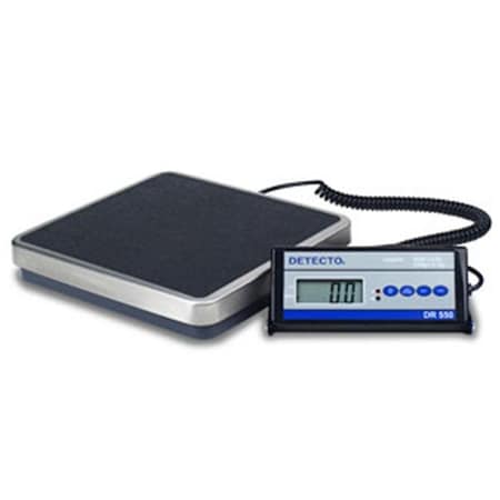 Detecto Detecto Stainless Steel Portable Floor Scale Detecto-DR550C | Zoro