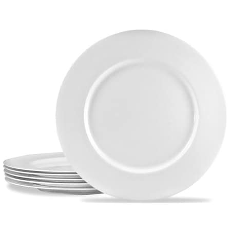 Reston Lloyd 71300SET 6pc Melamine Dinner Plate Set White 71300SET | Zoro