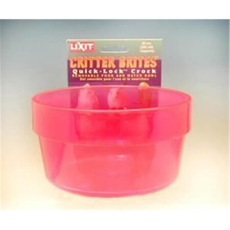 Lixit Lixit 250-00520 Lixit 20 oz Neon Quick Lock Crock Assorted Colors ...