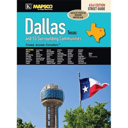 Universal Map Group Llc Universal Map 14866 Dallas Texas Street Guide ...